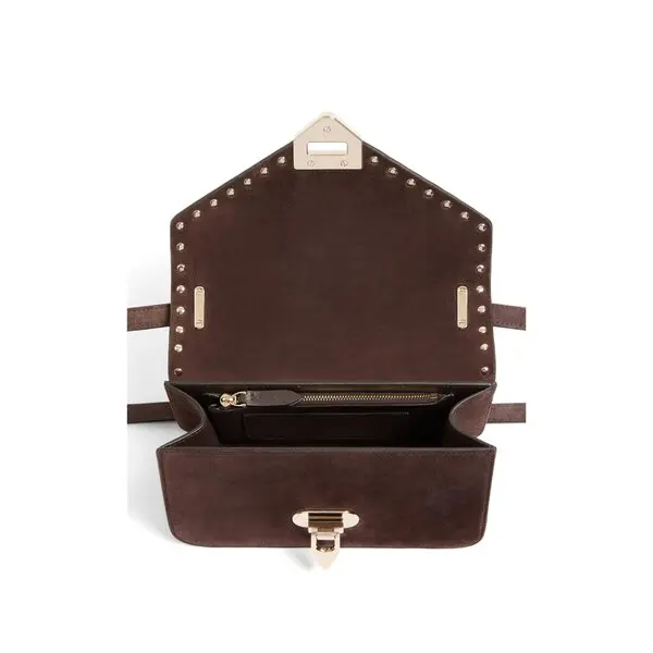Valentino Garavani Rockstud Crossbody Bag - Brown