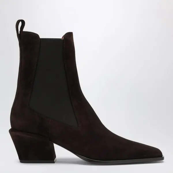Paris Texas Suede Bettina Boots - Brown