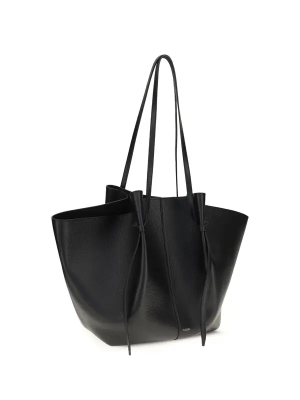 Yuzefi Mochi Leather Shoulder Bag - Black