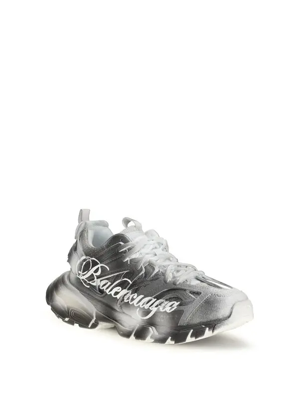 Balenciaga Track Stencil Sneakers - Gray