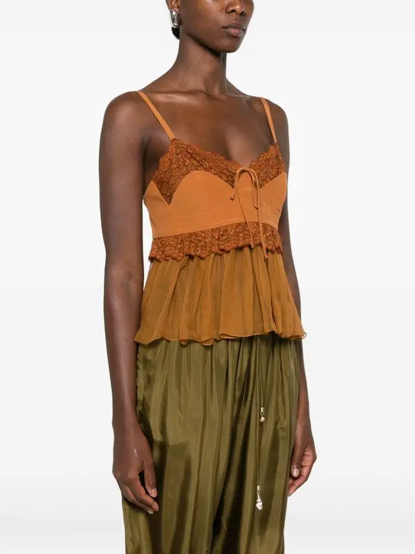 Chloé Silk Laced Top