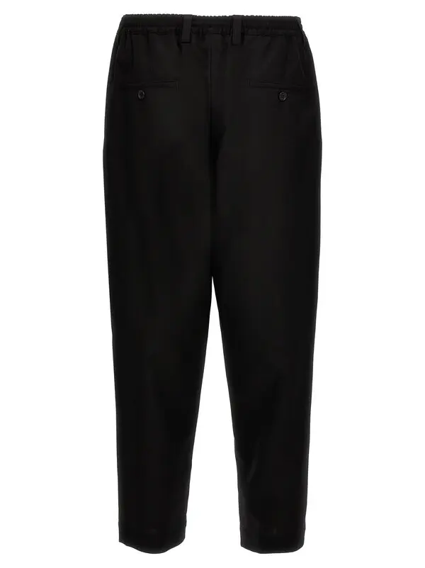 Marni Tropical Wool Crop Pants - Black