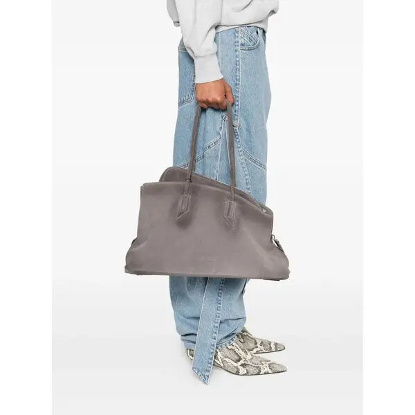 Attico Grey Shoulder Bags
