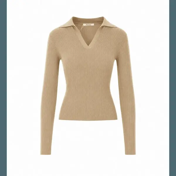 Max Mara Silk Cashmere Blend Long-sleeve Sweater - Cream
