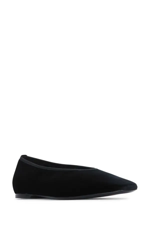 TOTEME Minimalist Velvet Ballerinas - Multicolor