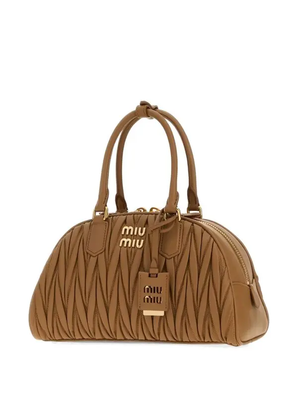Miu Miu Arcdie Leather Handbag