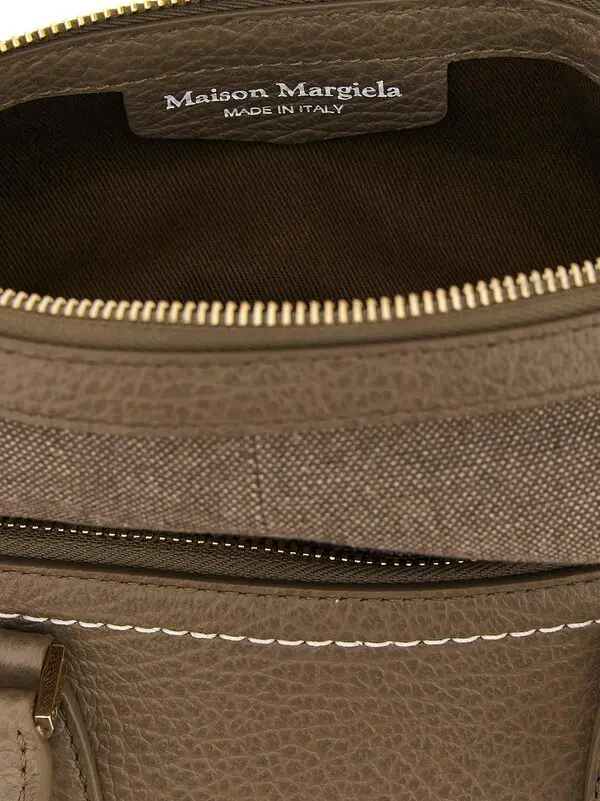 MAISON MARGIELA 5ac Classique' Mini Shoulder Bag - Gray