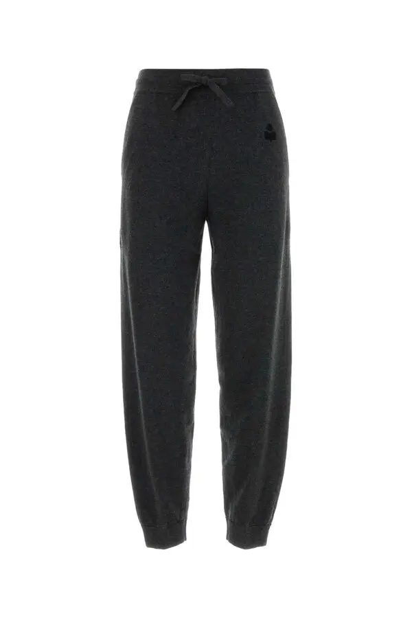 Isabel Marant Étoile Cotton Blend Kira Joggers - Gray