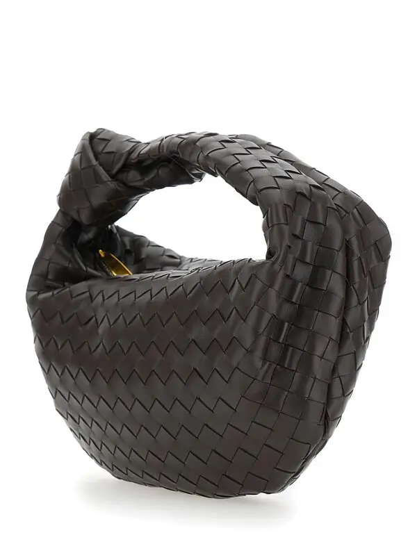 Bottega Veneta Jodie Small Leather Shoulder Bag - Brown