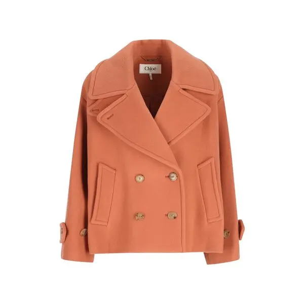 Chloé Jackets Oversized Jackets - Orange