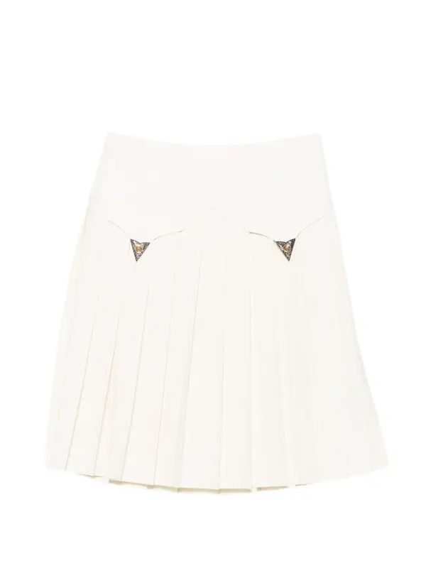 Versace Wool Midi Skirt