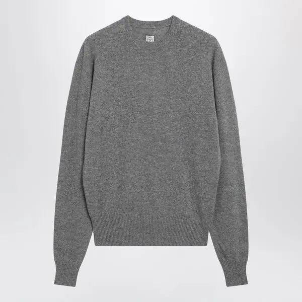TOTEME Cashmere Crew-neck Sweater - Gray