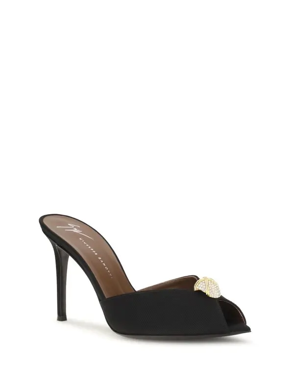 GIUSEPPE ZANOTTI Intrigo Cocktail Mules Sandals