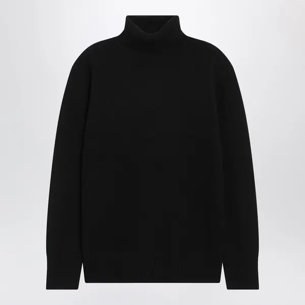 TOTEME Cashmere Turtleneck Sweater - Black