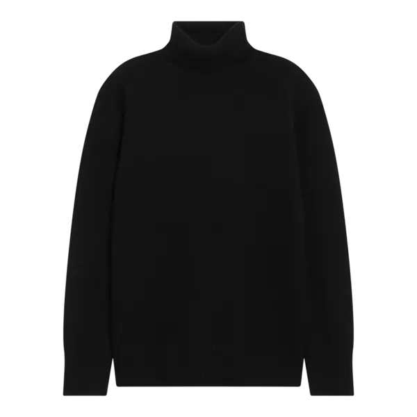 TOTEME Cashmere Turtleneck Sweater - Black