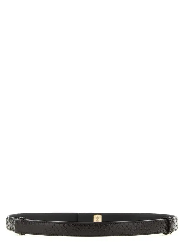 TOM FORD T Latch Belt - Brown