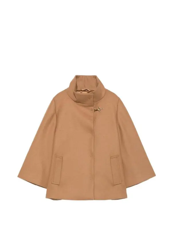 FAY Wool And Cashmere Cape - Multicolor