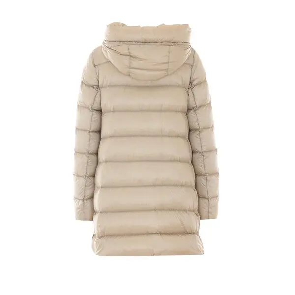 Moncler Suyenne Long Parka - Cream