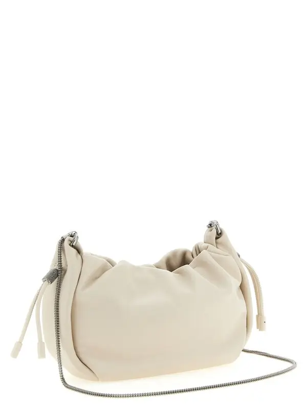 Brunello Cucinelli Mini Bucket Bag - White
