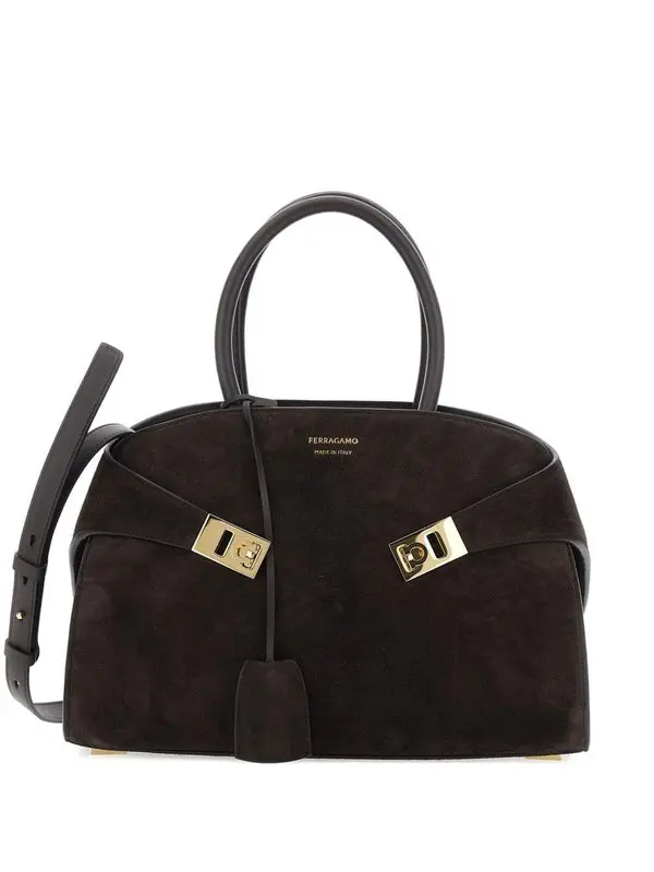 FERRAGAMO Hug Small Leather Handbag - Multicolor