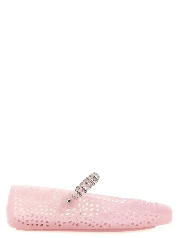 JIMMY CHOO The Jelly' Ballet Flats - Pink