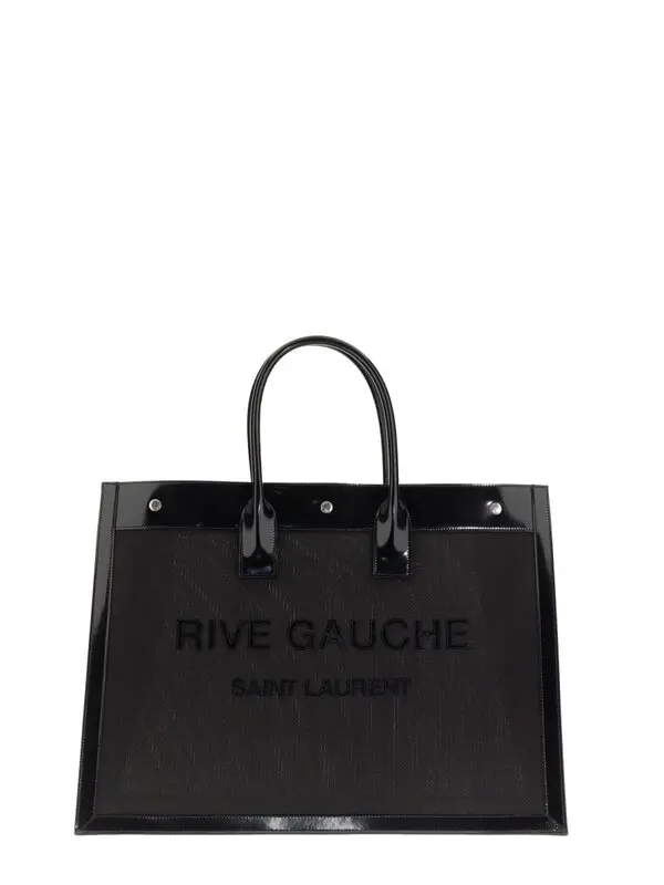 Saint Laurent Rive Gauche Medium Tote Bag - Black
