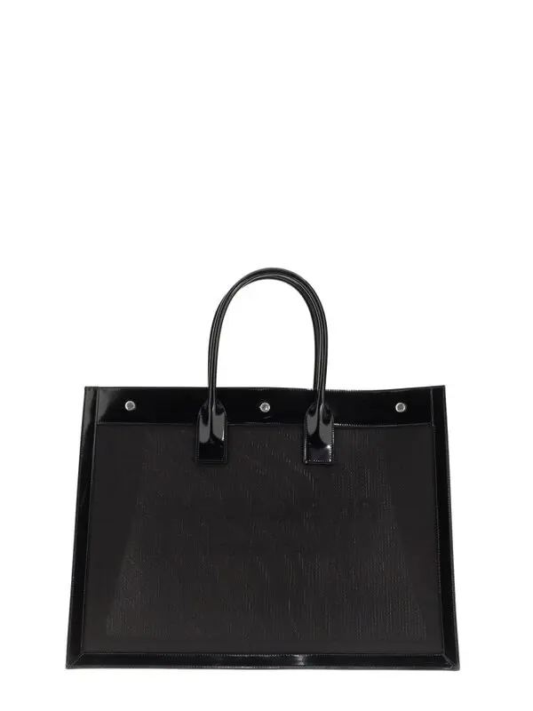Saint Laurent Rive Gauche Medium Tote Bag - Black