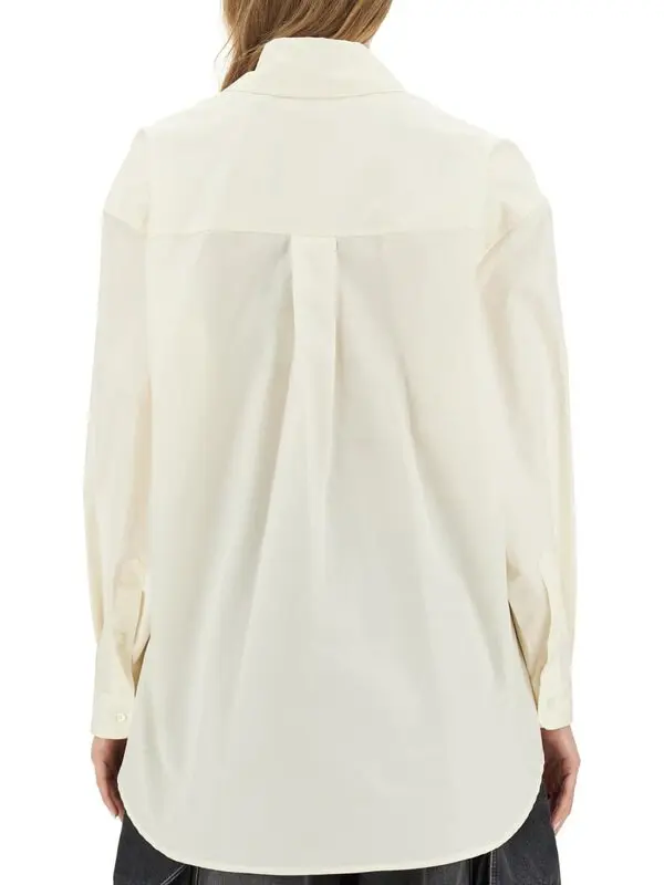 Palm Angels Cotton Shirt - Cream