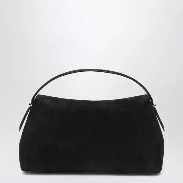 TOTEME T-lock Suede Bag - Brown