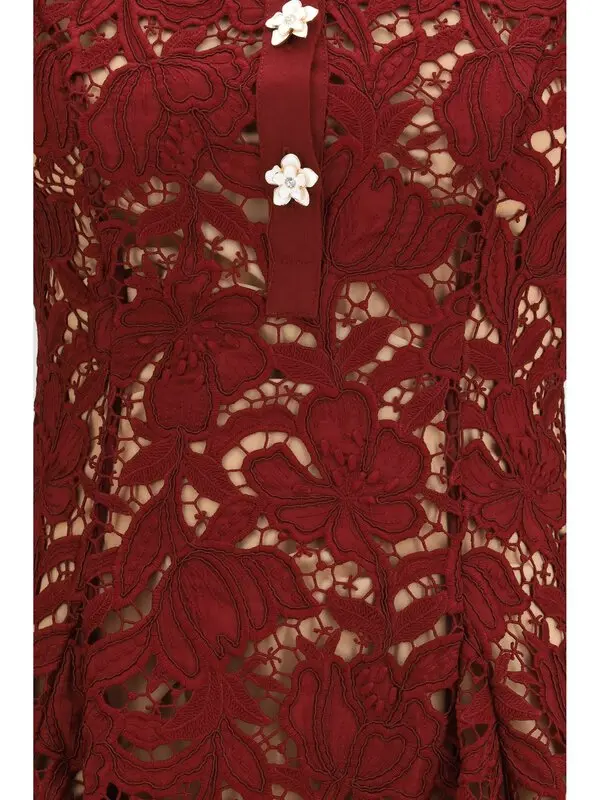 SELF-PORTRAIT Short Lace Dress