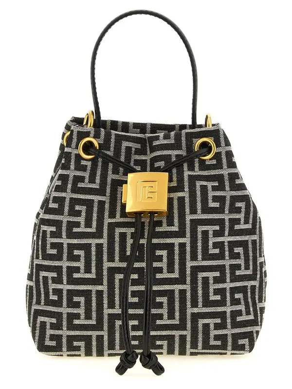 Balmain Pulse Jacquard Bucket Bag - Multicolor