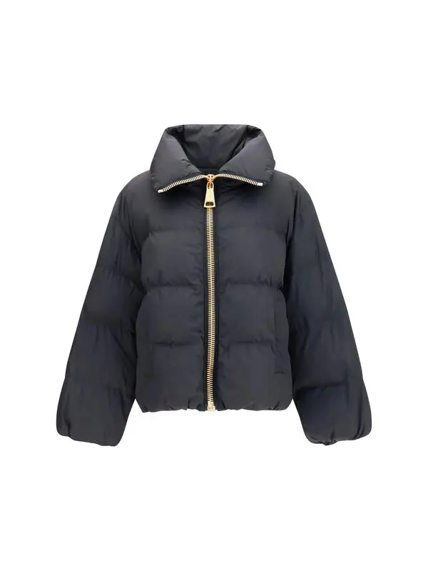 Balmain Padded High-neck Jacket