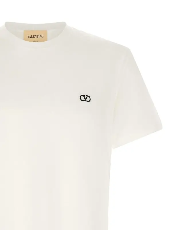Valentino Garavani Vlogo Signature' T-shirt - White