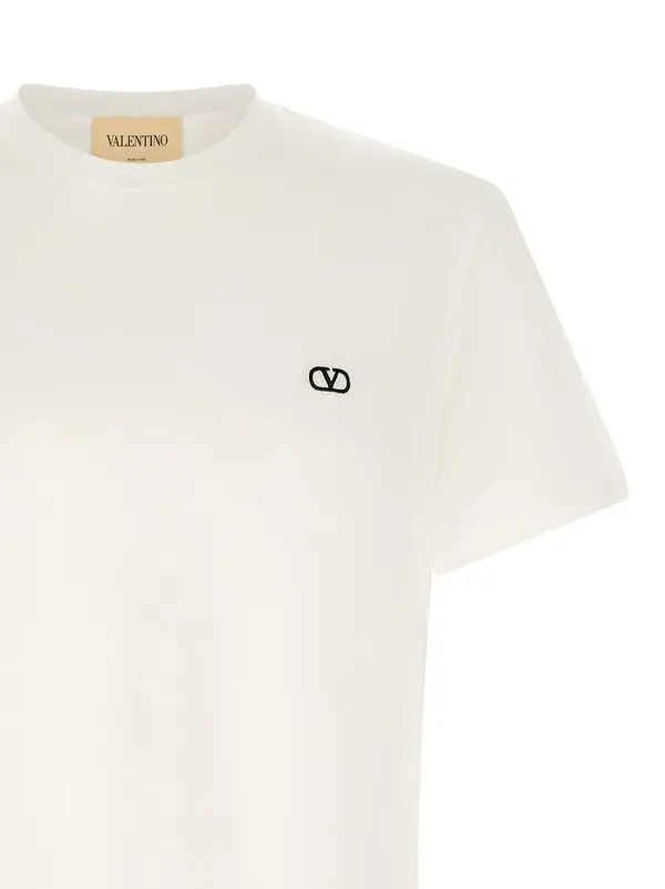 Valentino Garavani Vlogo Signature' T-shirt - White