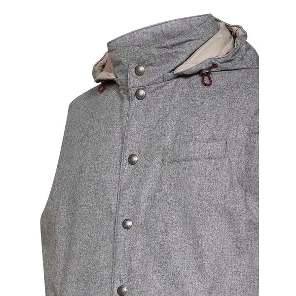 Brunello Cucinelli Grey Jackets Waistcoats & Gilets