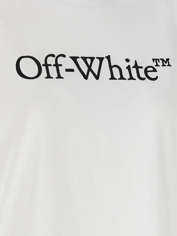 Off-White Big Logo Bookish' T-shirt