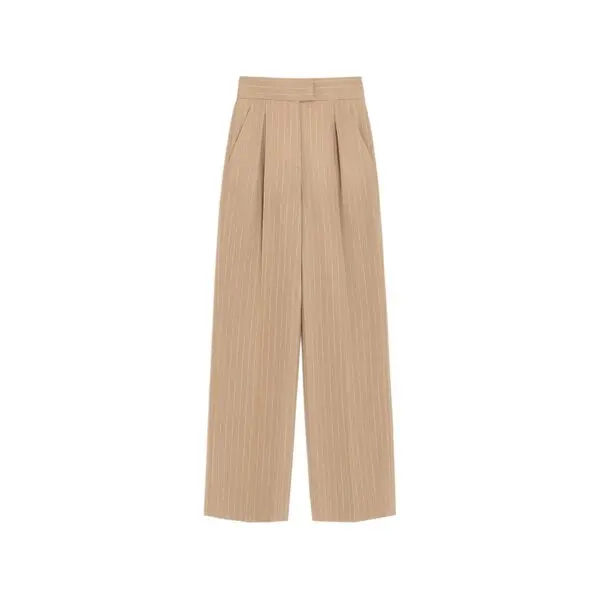Valentino Garavani Neutrals Trousers Straight Trousers