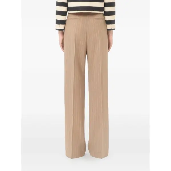 Valentino Garavani Neutrals Trousers Straight Trousers