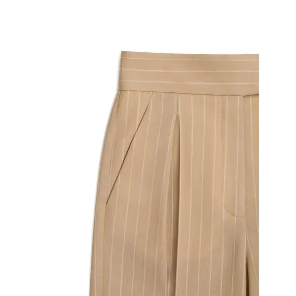 Valentino Garavani Neutrals Trousers Straight Trousers