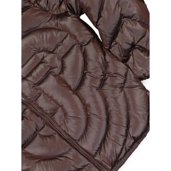 Casablanca Quilted Padded Down Jacket - Brown