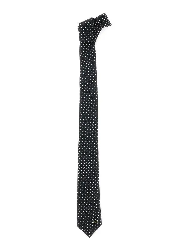 Valentino Garavani Silk Polka Dot Neck Tie - Multicolor