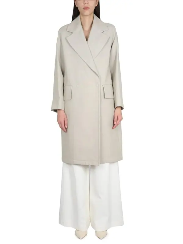 Max Mara Linen And Jersey Duster - Cream
