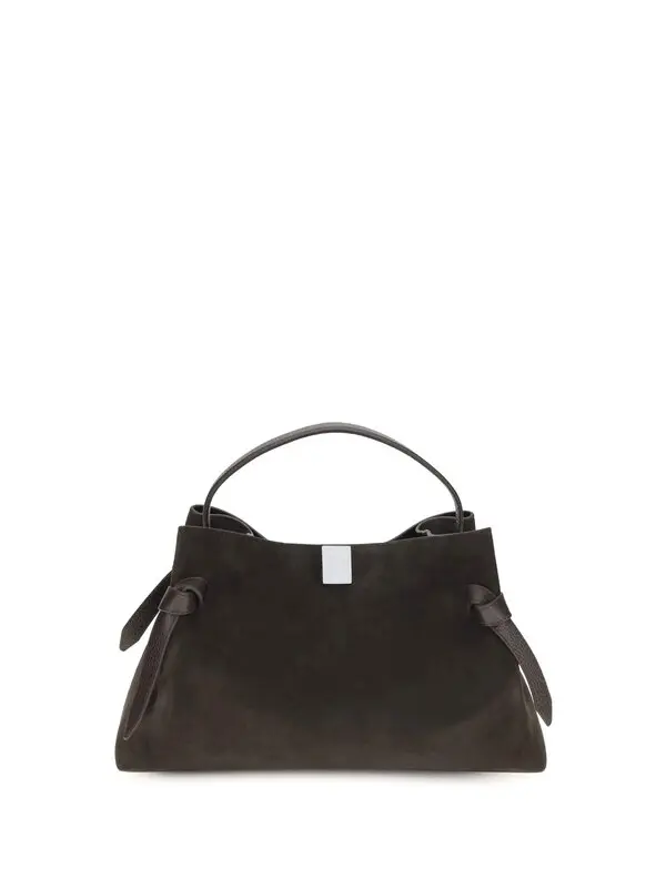 Yuzefi Gyoza Suede Shoulder Bag - Brown