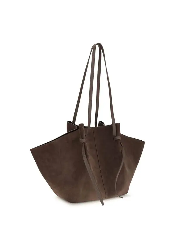 Yuzefi Mochi Large Suede Shoulder Bag