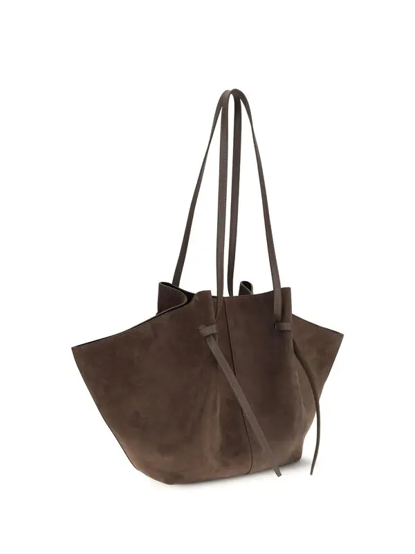 Yuzefi Mochi Large Suede Shoulder Bag