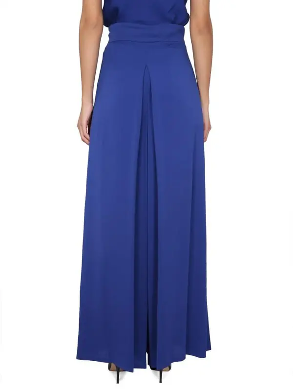 Max Mara Wide Silk Tuxedo Pants