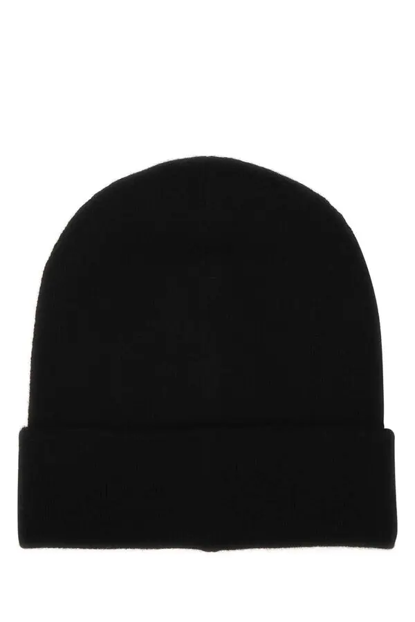 Alexander McQueen Cashmere Beanie Hat - Black
