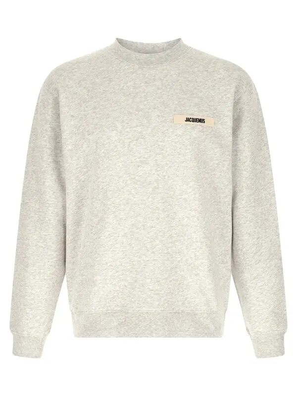 Jacquemus Le Sweatshirt Gros Grain' Sweatshirt - Gray