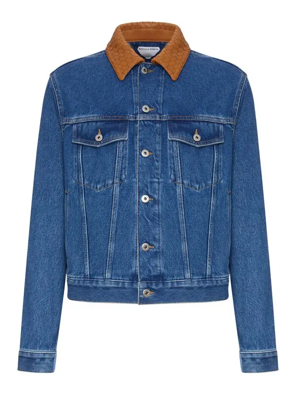 Bottega Veneta Medium Indigo Wash Denim Jacket