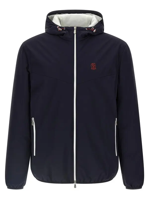 Brunello Cucinelli Windproof Jacket - Blue